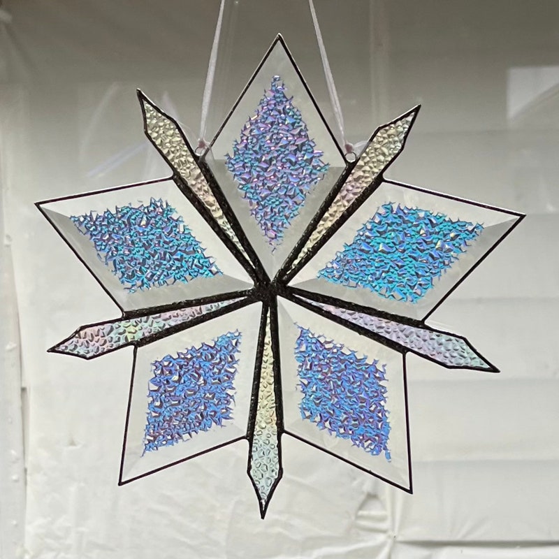 Beveled Snowflake - Etsy