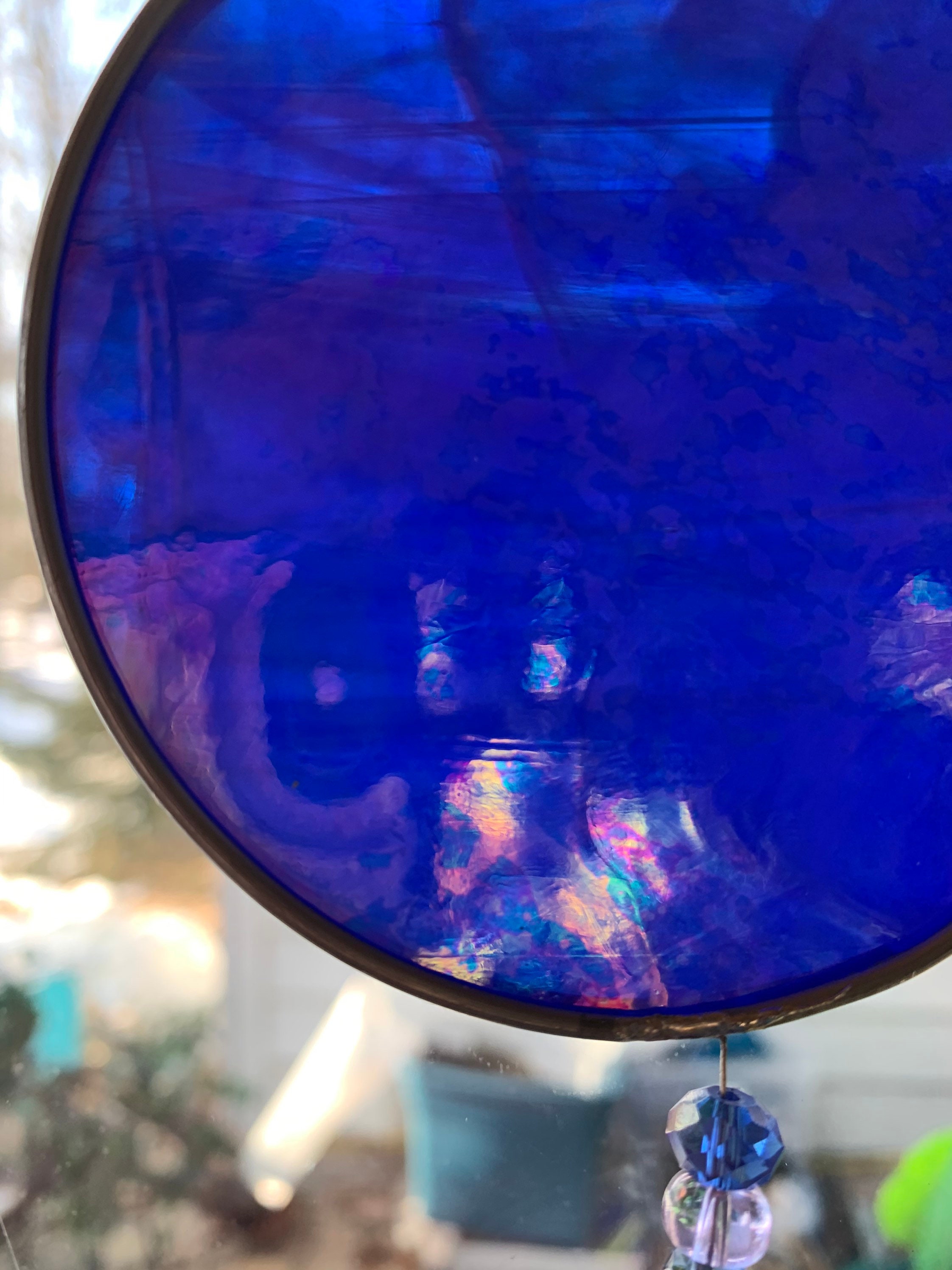 Moon Phases Stained Glass/ 4W X 23L Moon Suncatcher/ Full - Etsy