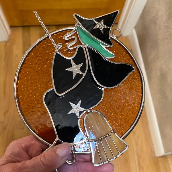 Witch Stained Glass - Etsy