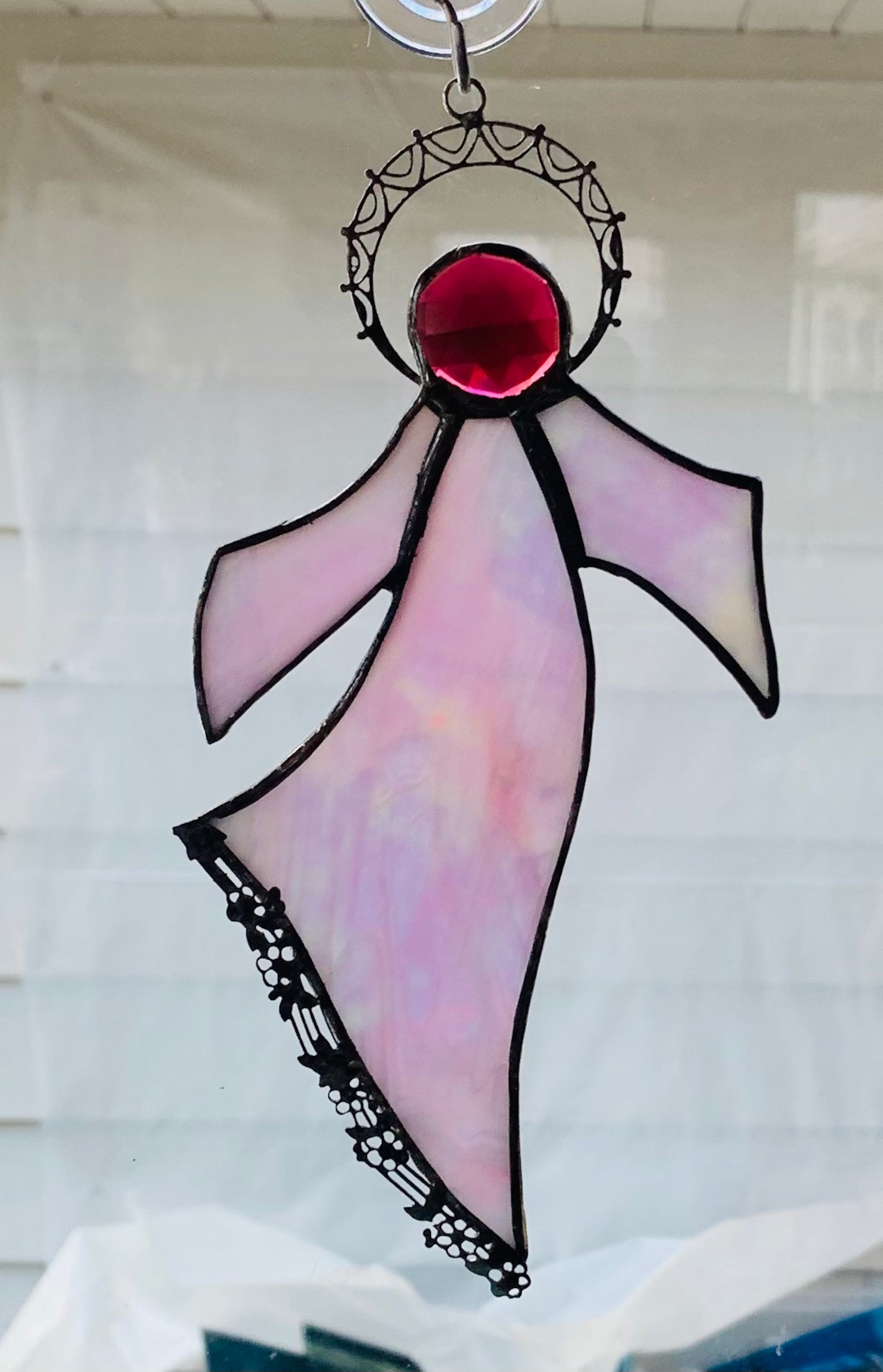 Stylized Angel/ 4 W X 7h Stained Glass Angel/ Angel - Etsy