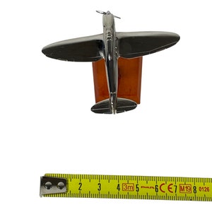 Scale Model of an Airplane silver Plated Mounted on Wooden - Etsy