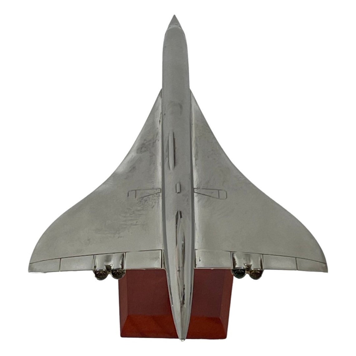 XL Scale Model of an Airplane silver Plated Mounted on - Etsy
