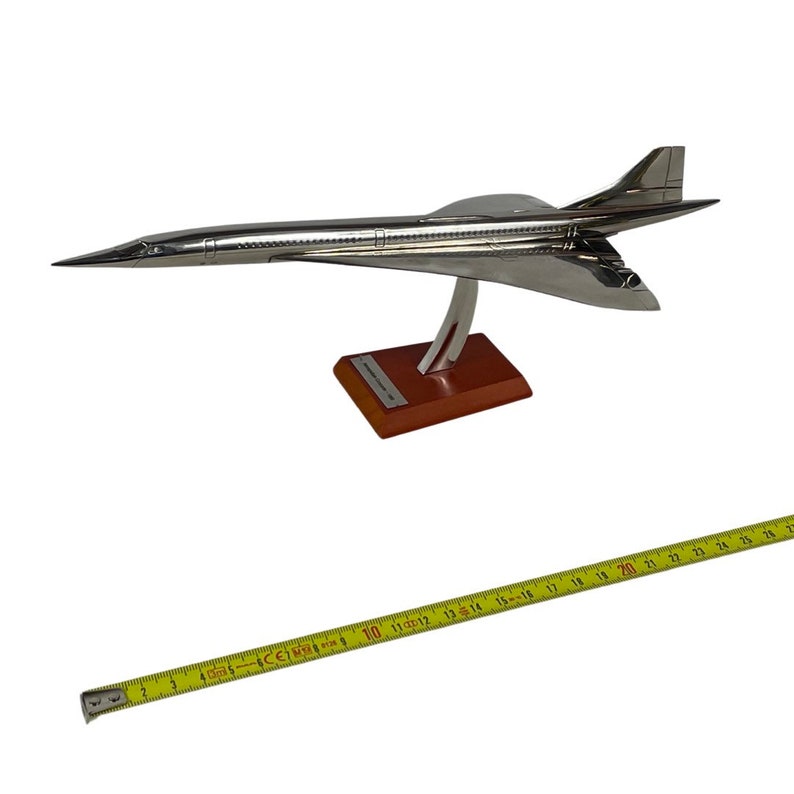 XL Scale Model of an Airplane silver Plated Mounted on - Etsy