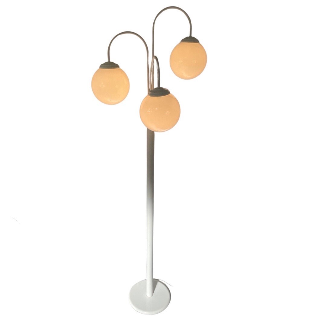 Space Age Design / MCM - Waterfall Lamp With Glass Spheres - Vintage ...