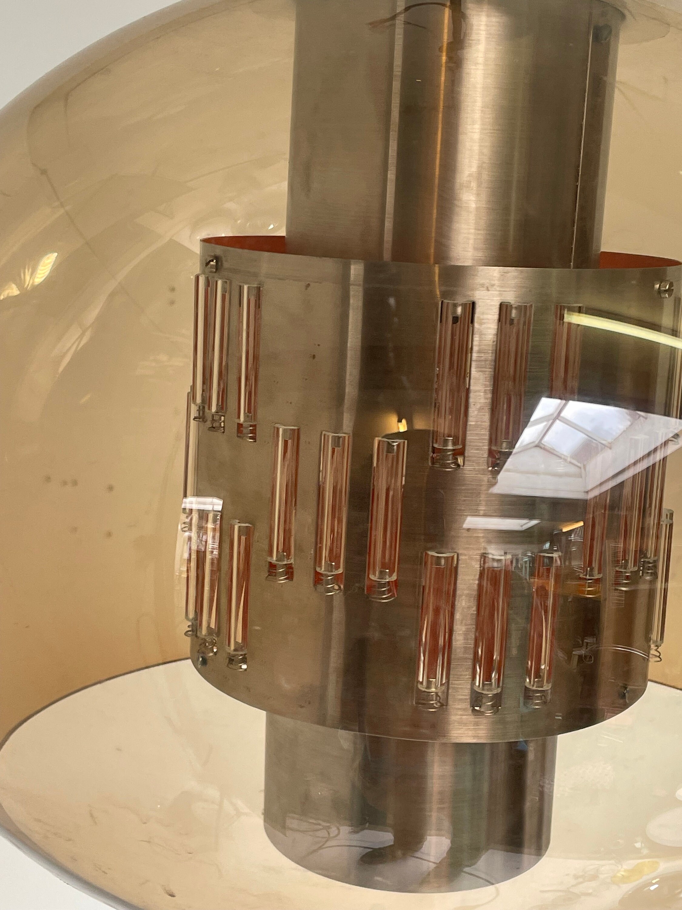 Dijkstra - Vitage Ceiling Light - Space Age - Smoked Acrylic ...