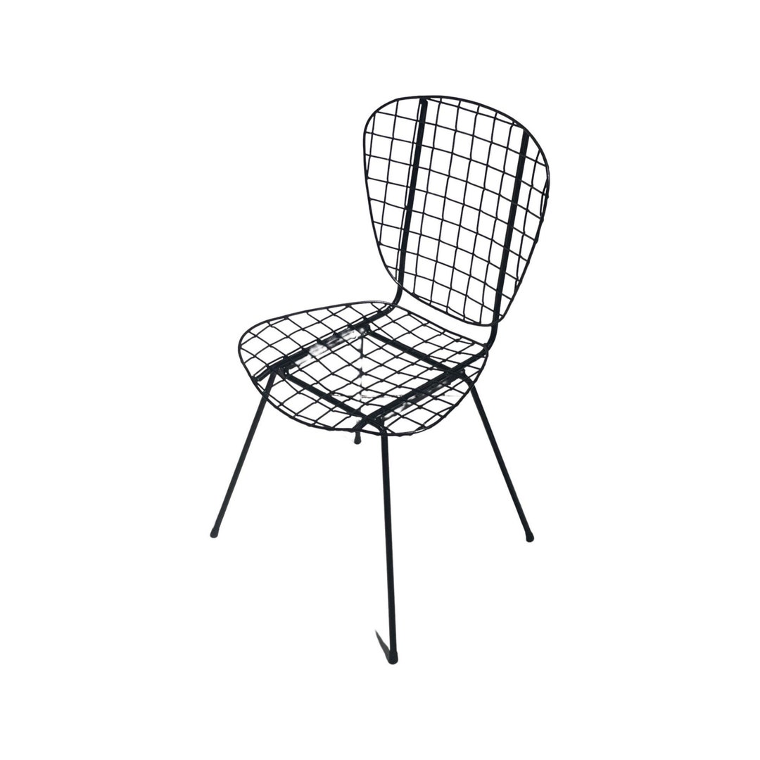 Vintage Wire Chair - In/outdoor Usage - Maker Unknown, Made in Holland ...