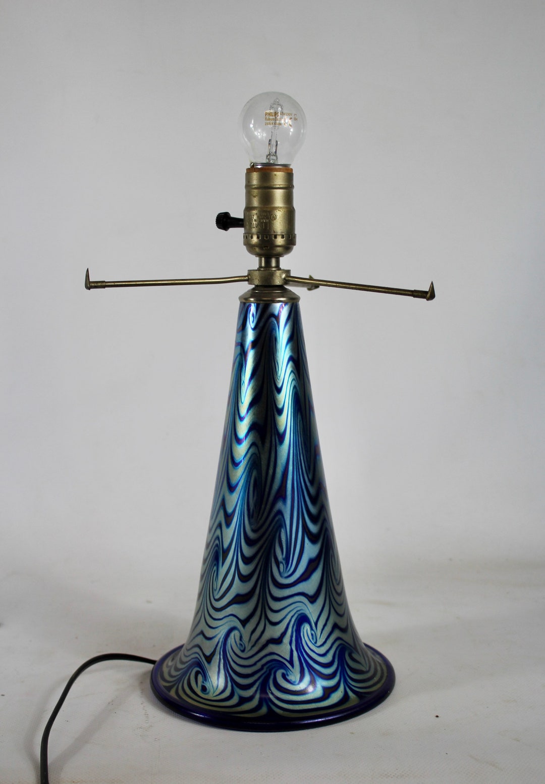 Steven Correia - Glass Lamp Base - Illuminated and Signed by the Artist ...