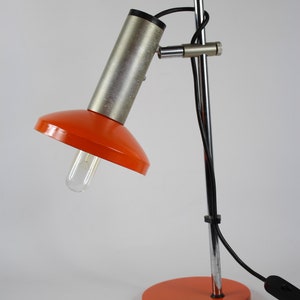 1970s Bright Orange Desk Lamp Spotlight - Etsy
