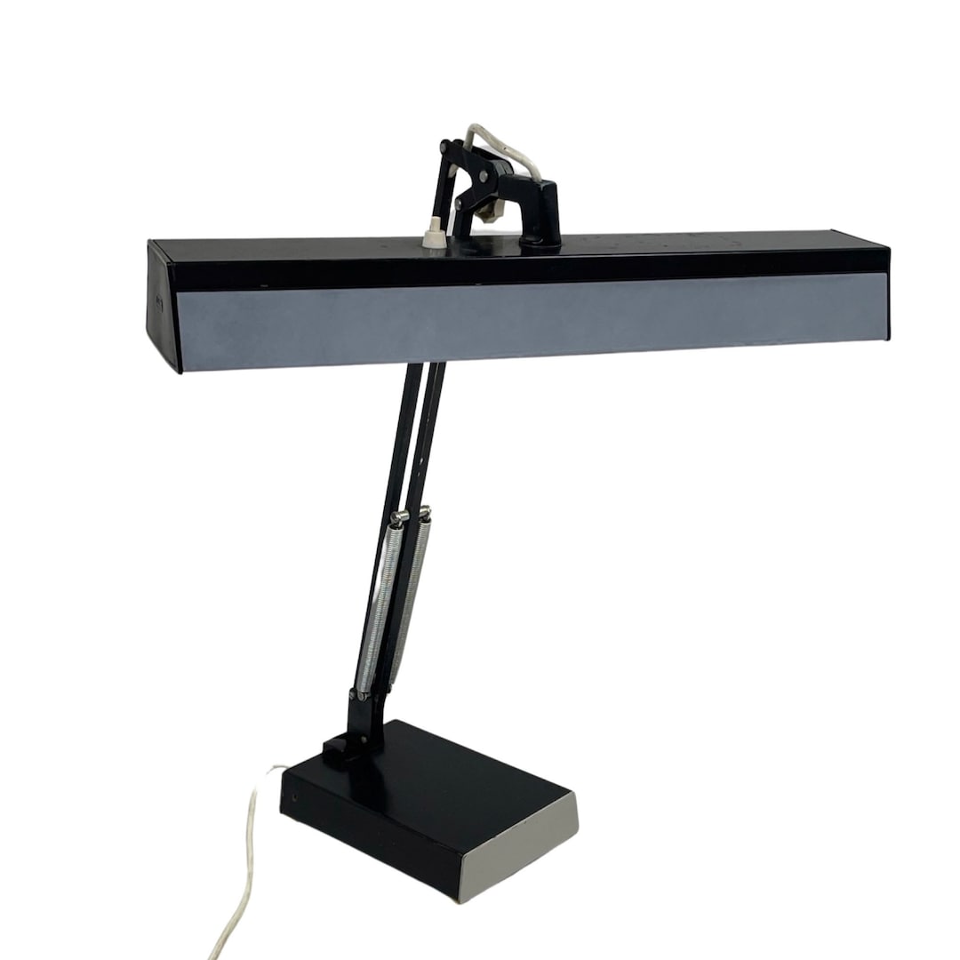 Luxo - Desk or Drafting Lamp With Two Fluorescent Bulbs - Industrial ...