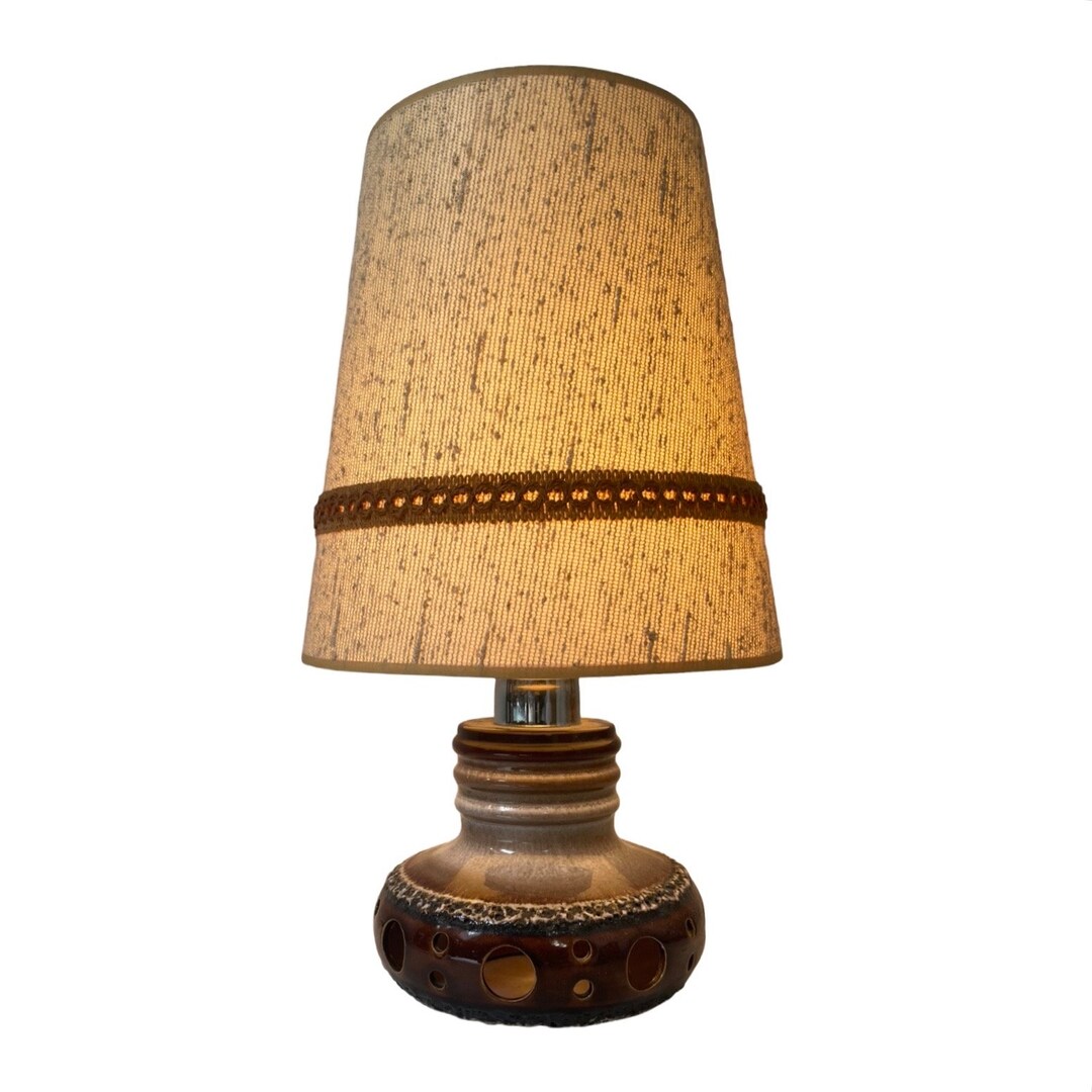 Fat Lava - Table Lamp With Illuminated Base and Original Shade - Space ...