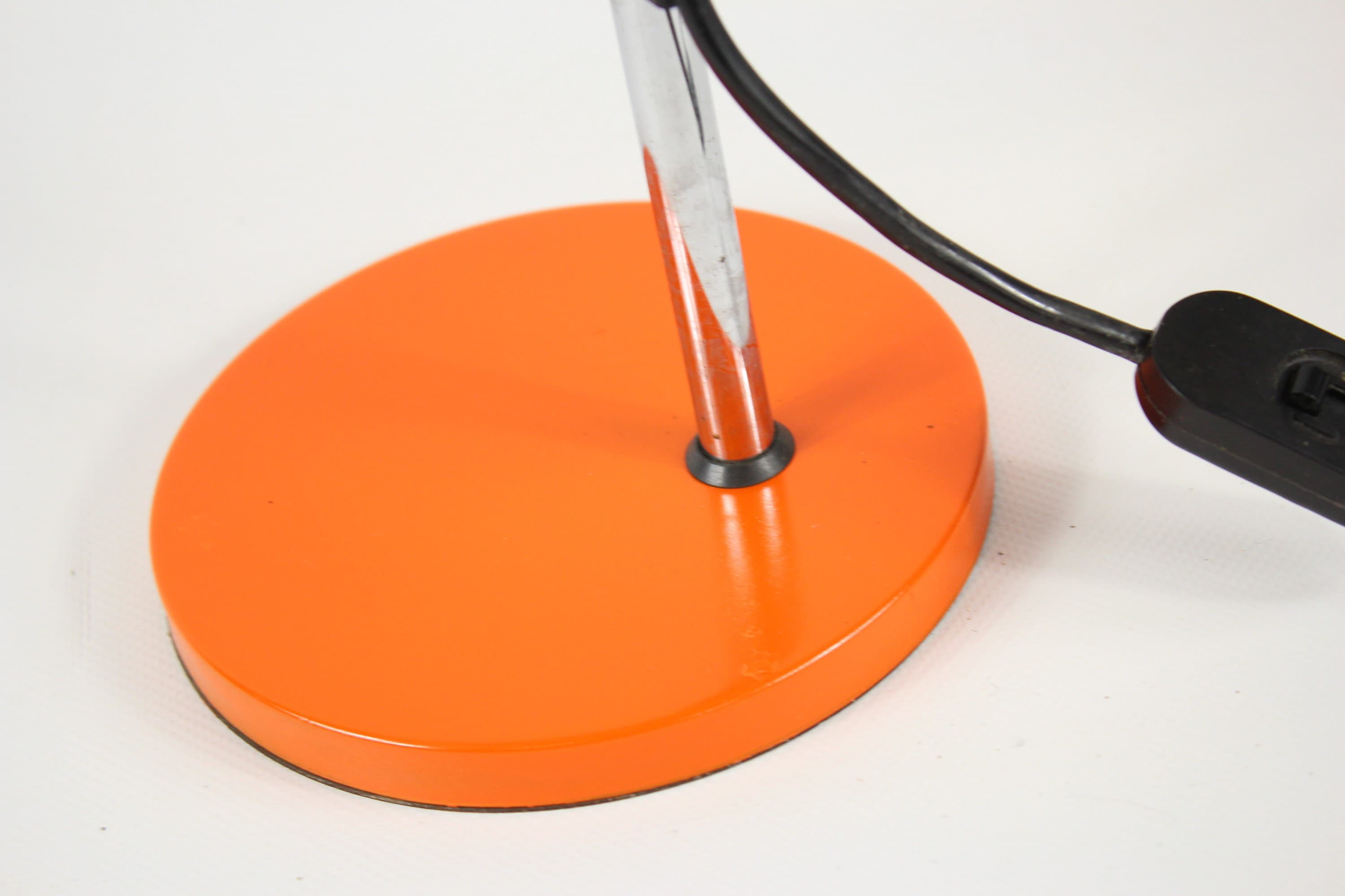 1970s Bright Orange Desk Lamp Spotlight - Etsy