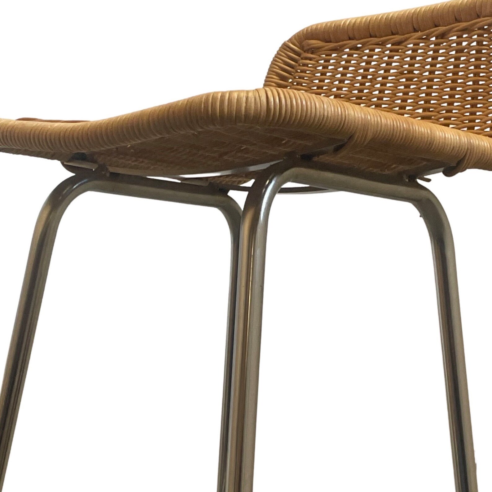 Dirk Van Sliedrecht - Rohe Noordwolde - Bar Stool With Wicker / Rattan ...