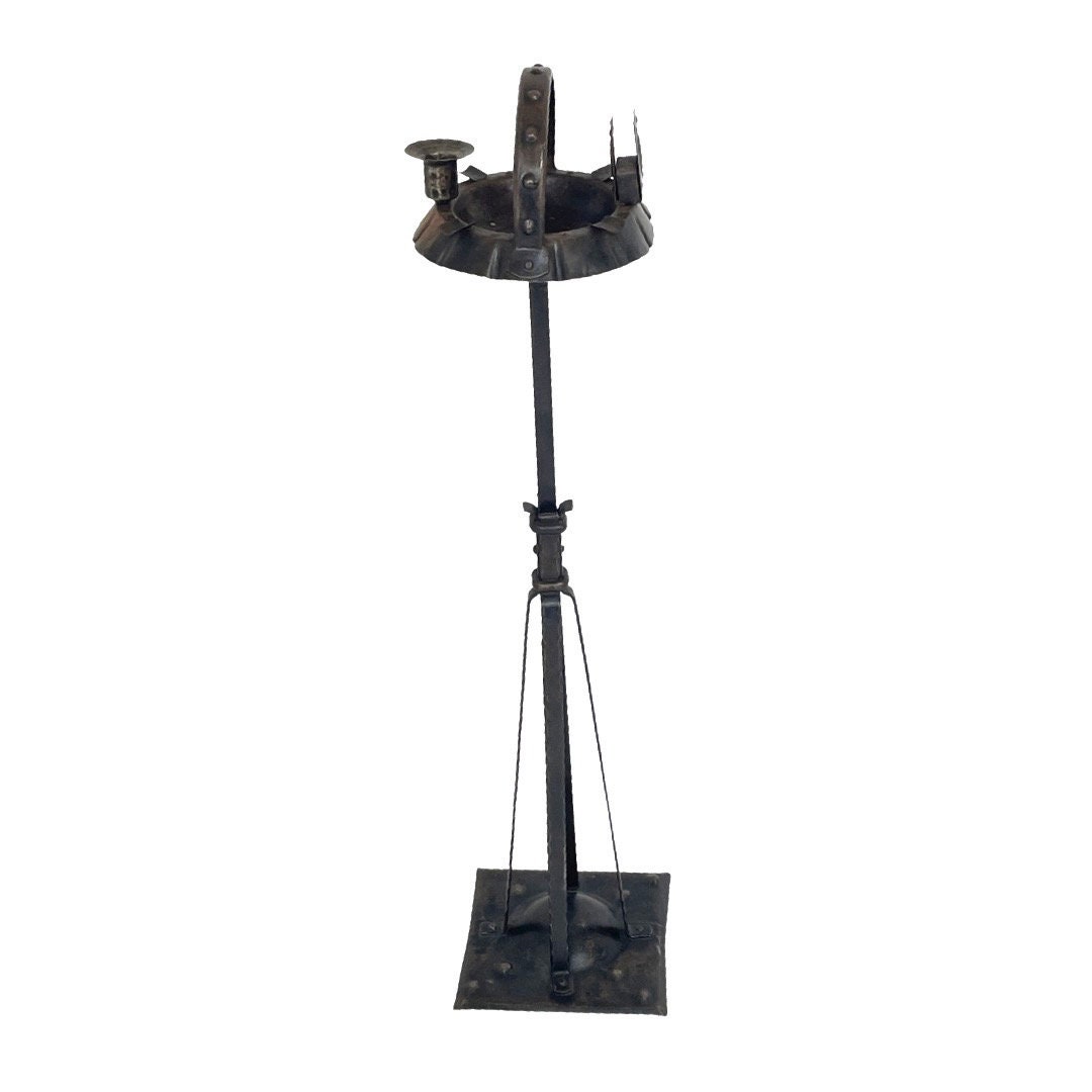 Hugo Berger - Standing Ashtray With Holder for a Candle and Matchbox ...