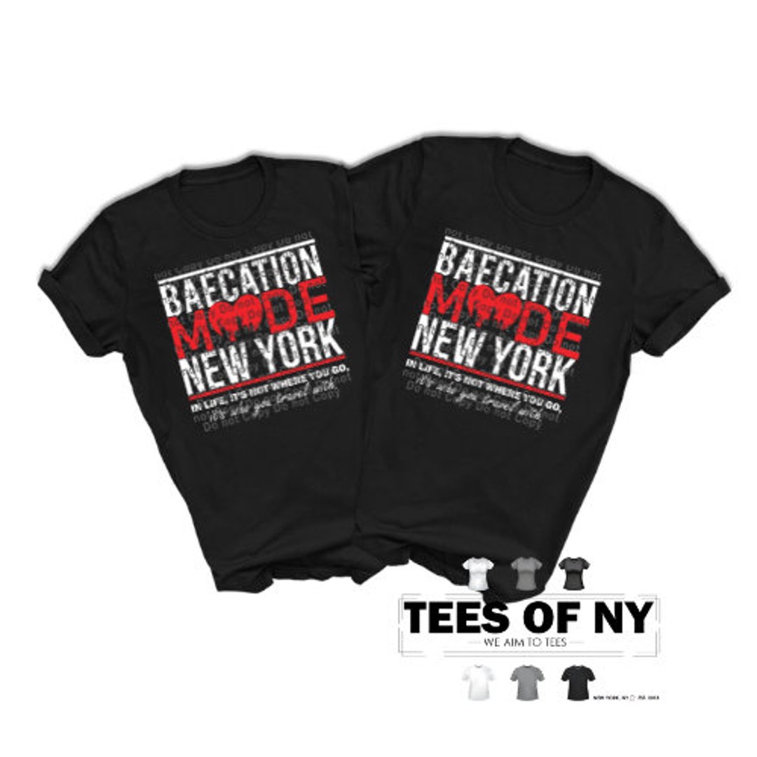 BAECATION MODE™ New York Couples Vacation Shirt | Unisex Jersey Short ...