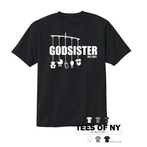 Godmother, Godfather, Goddaughter or Godson, Godchild- Unisex T-shirt ...