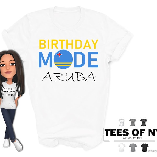 Aruba Birthday Shirt - Etsy