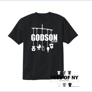 Godmother, Godfather, Goddaughter or Godson, Godchild- Unisex T-shirt ...