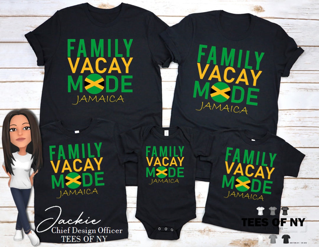 Family Vacay Mode Jamaica Vacation T Shirt ORIGINAL Design by Tees of ...