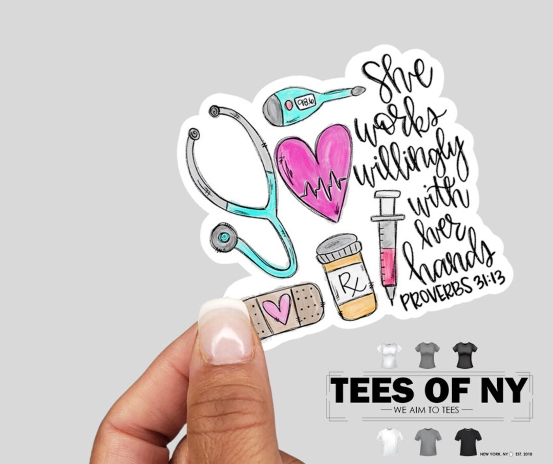Nurse Sticker | Nursing | Laptop Sticker | Sticker Collector | Vinyl ...