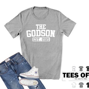 Godmother, Godfather, Goddaughter or Godson, Godchild- Unisex T-shirt ...