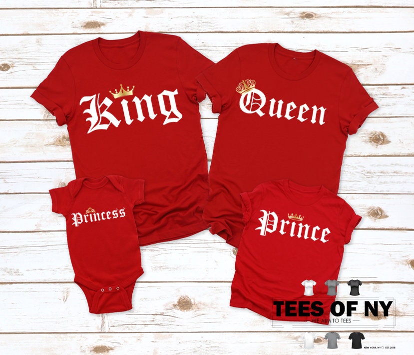 Royal Family Shirts King Queen Prince Princess Family | Etsy