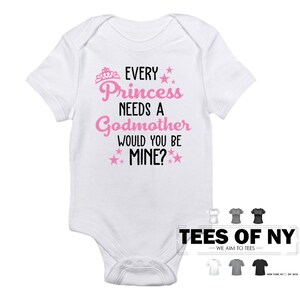 Will You Be My Godparent Bodysuit, Be My Godfather Gift, Godmother Proposal Bodysuit, Baby ...