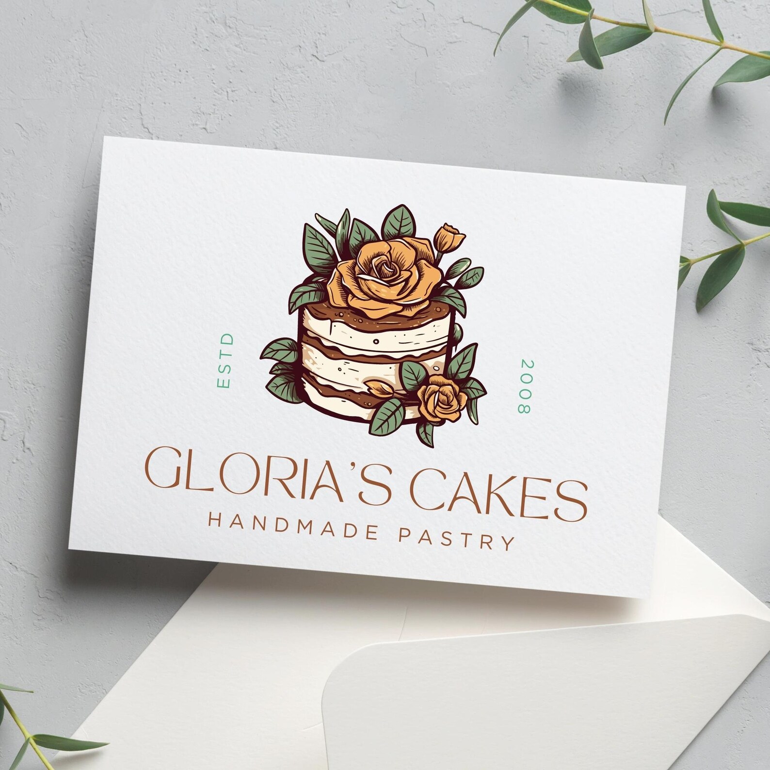 7 Bakery Logo Designs, Premade Baker Logo, Editable Cupcake Logo, Canva ...