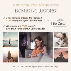 Life Coach Showit Template Coaching Showit Website Templates Therapist ...
