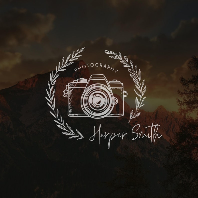 7 Photography Logo Designs Canva Watermark Logo Design - Etsy Australia