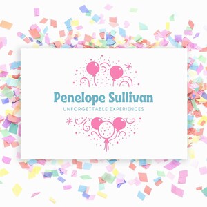 7 Decorator Logos, Premade Party Decorator Logo, Event Planner Logo ...