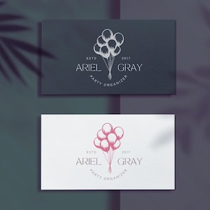 7 Decorator Logos, Premade Party Decorator Logo, Event Planner Logo ...