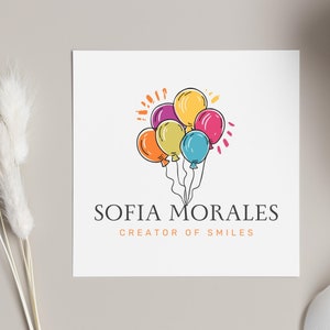 7 Decorator Logos, Premade Party Decorator Logo, Event Planner Logo ...