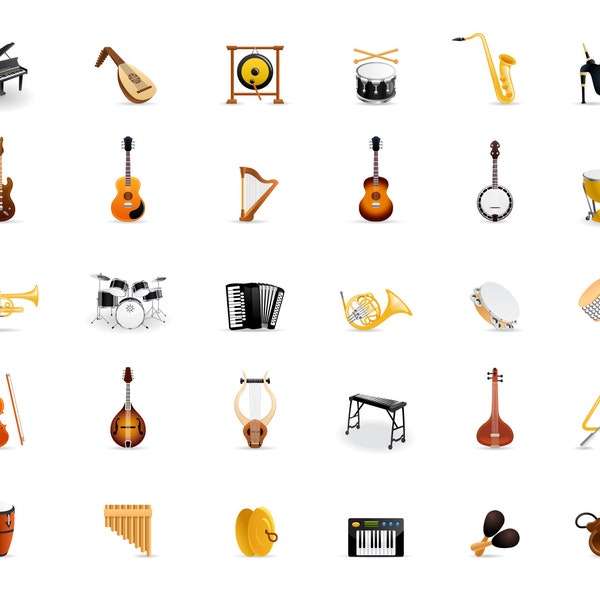 Musical Instruments Icon - Etsy