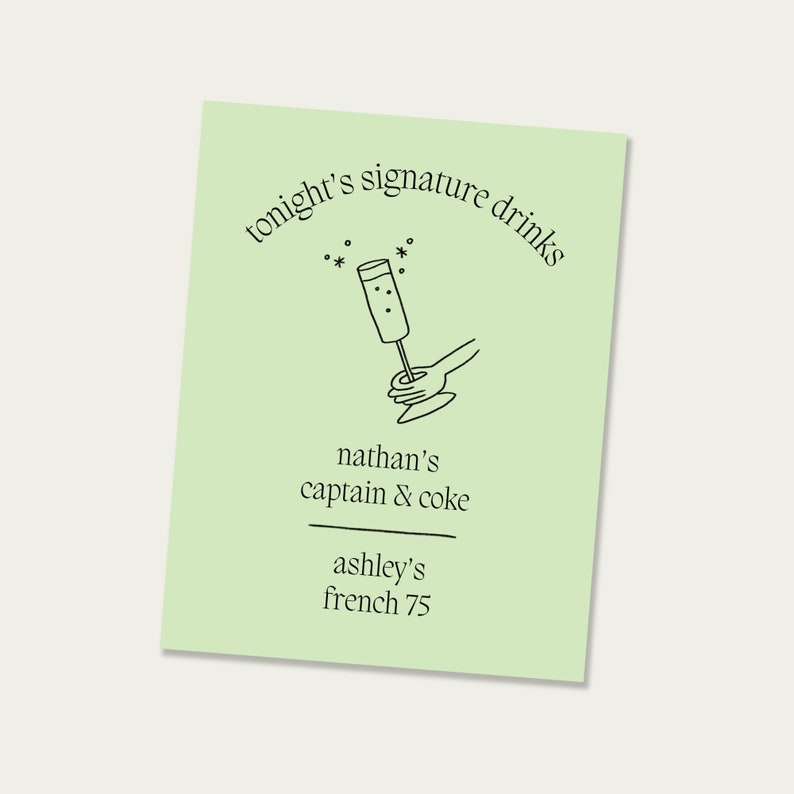 Cocktail Cheers - Set of Illustrations Ready to Download | Instant ...