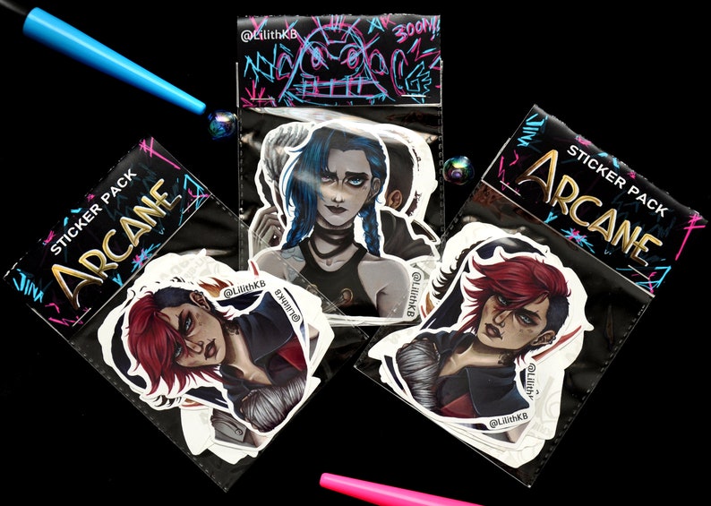 Arcane Sticker Pack - Etsy