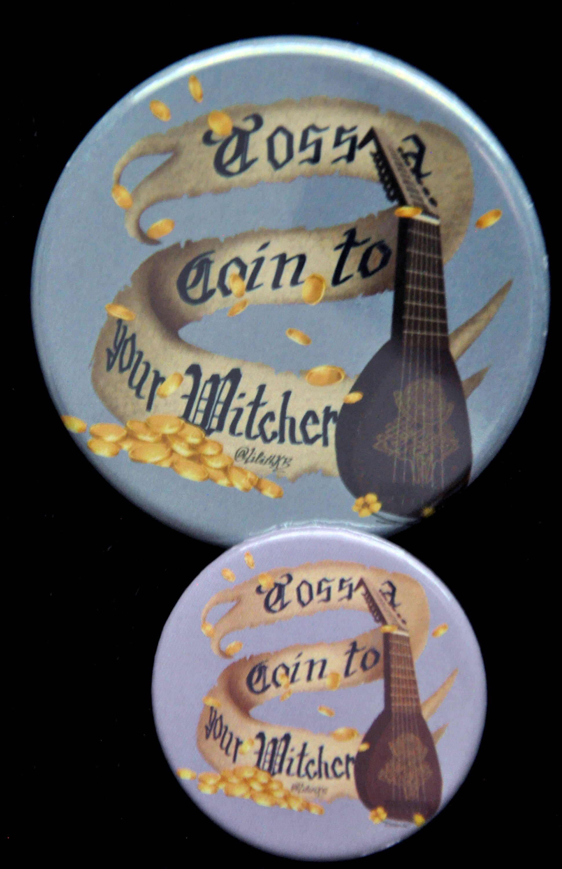 The Witcher Badges - Etsy