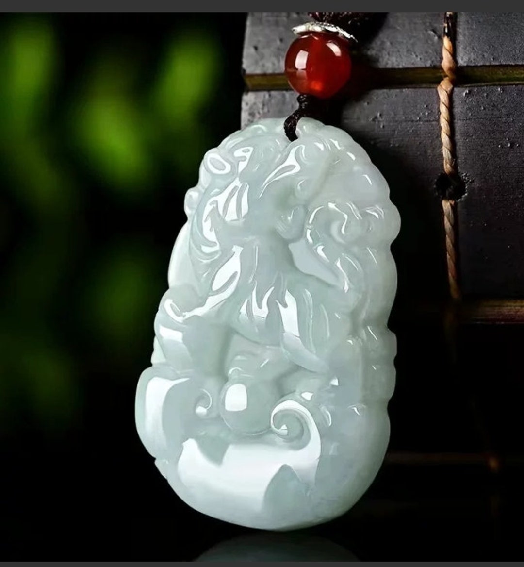 Jade Tiger Jadeite Jade Tiger ,chinese Zodiac Carved Jade Tiger Pendant ...