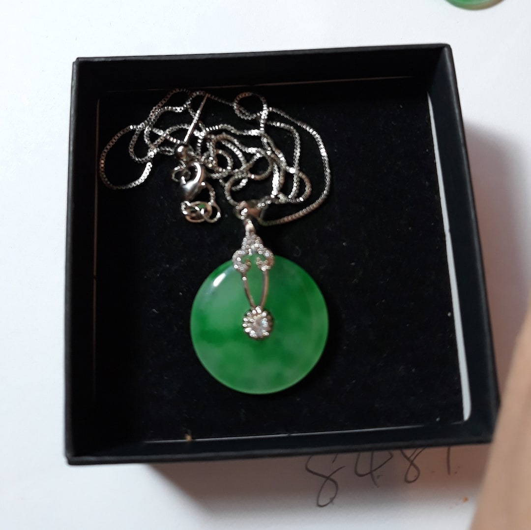 Natural Jade Donut,green Jadeite Donut ,bead Doughnut Shaped,jade ...