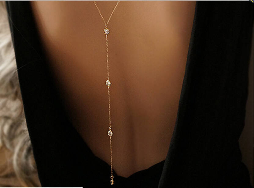 Back to Me Back Necklace, Front to Back Necklace, Diamonds by the Yard ...