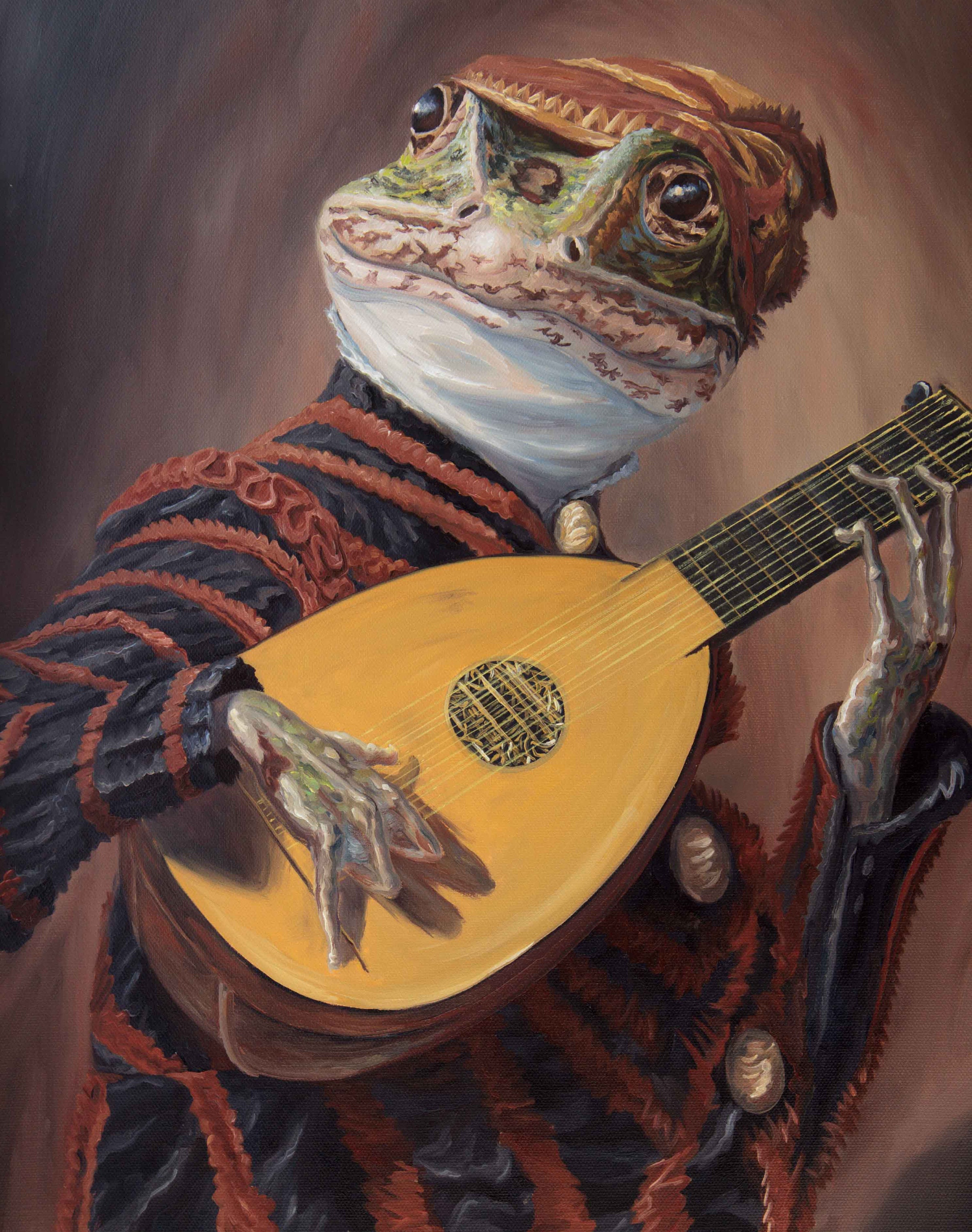 Buffoon With a Lute (after Frans Hals). Limited Edition Signed Print by ...