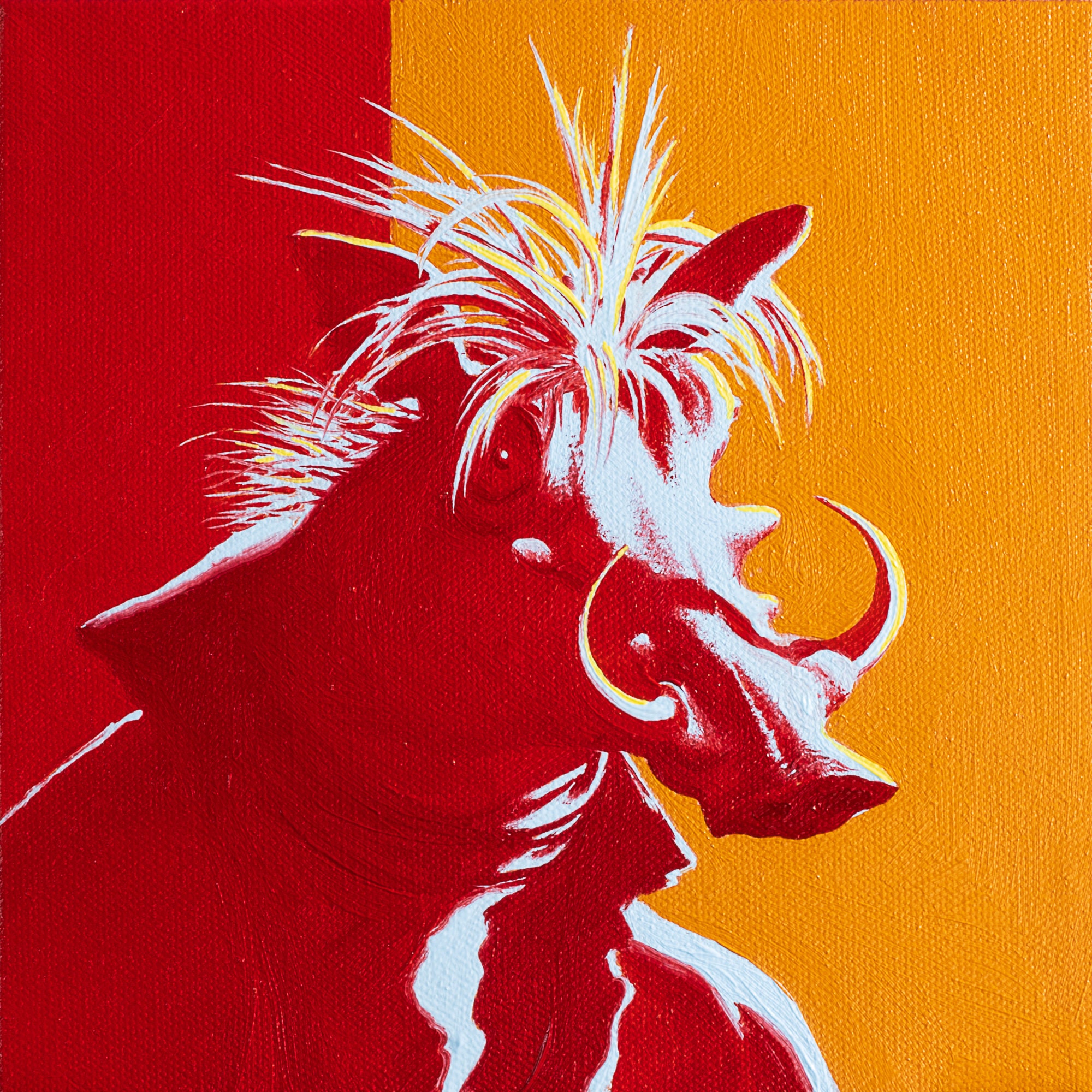 Andy Warthog: a Play on Andy Warhol - Etsy