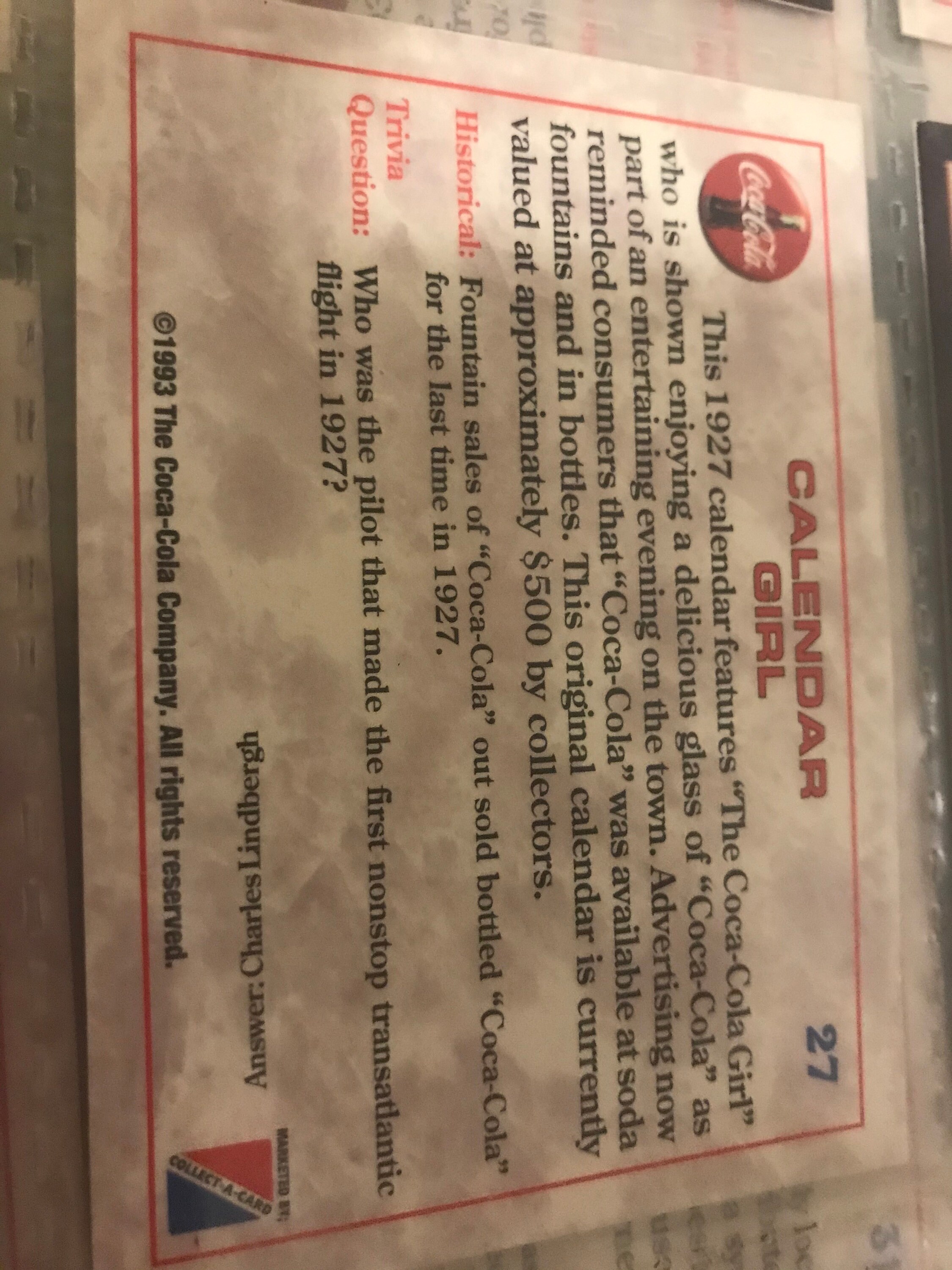 Coca Cola Card Collection Encased in Plastic Sleeves - Etsy