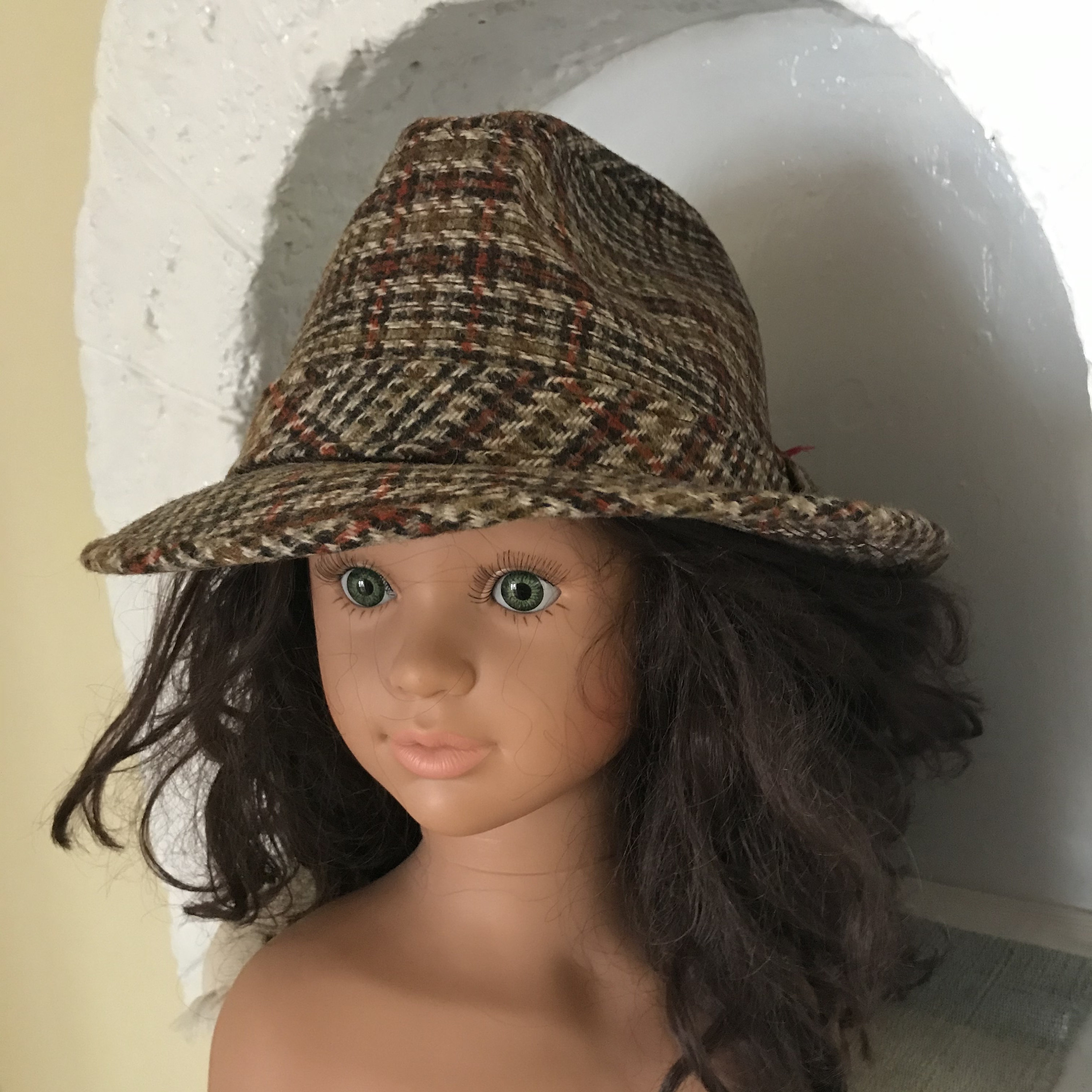 Tweed Fedora From Knox New York Vintage - Etsy