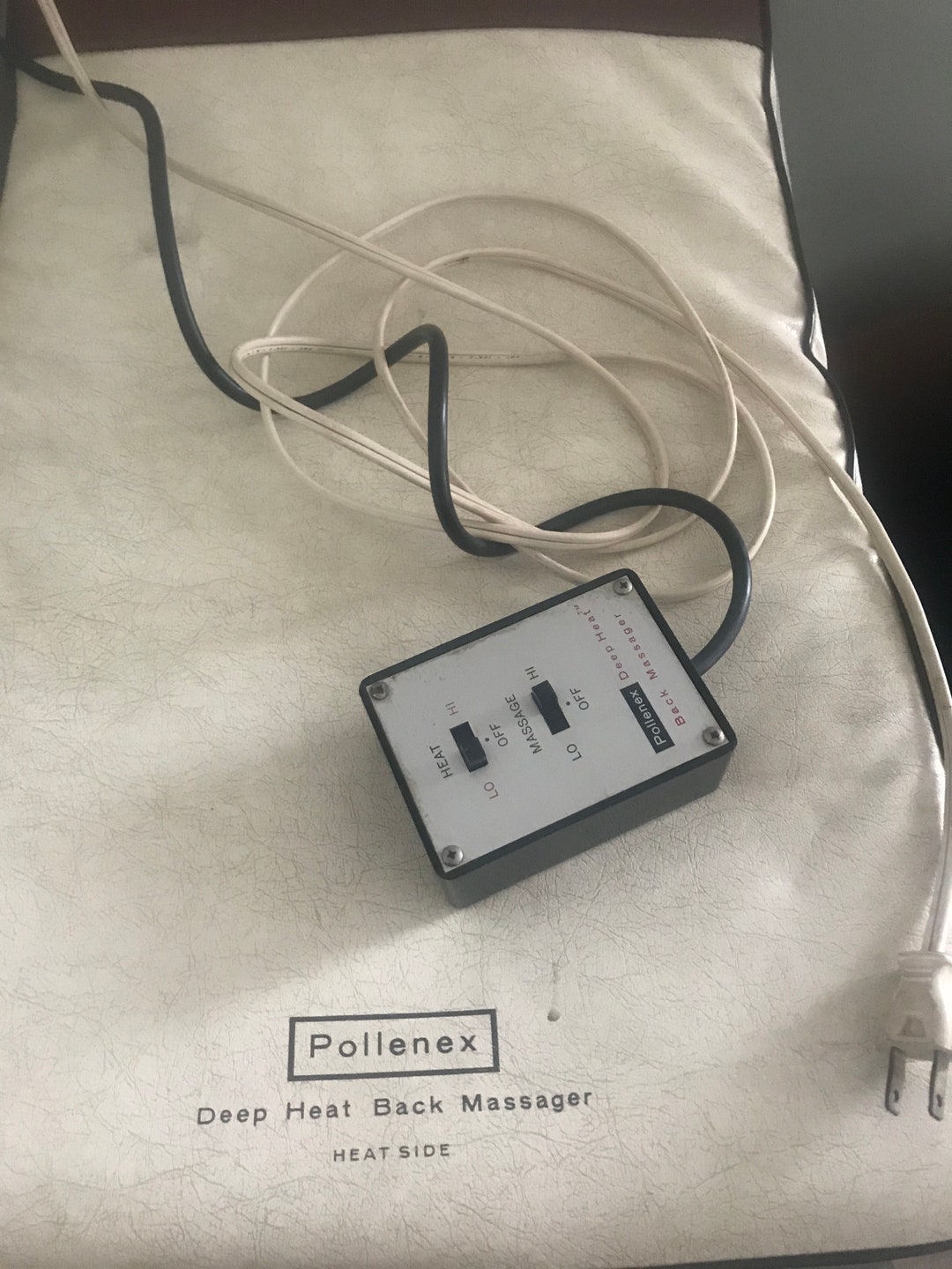 Pollenex Electric Heating Pad/massager-vintage - Etsy