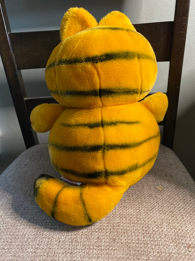 Dakin, Garfield Vintage Plush Toy, Cat, 1978, Comics, Cartoon, Orange ...