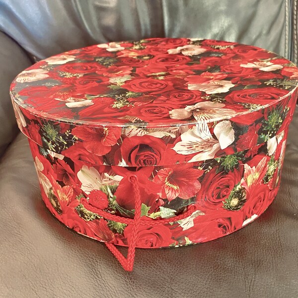 Vintage Hat Box - Etsy