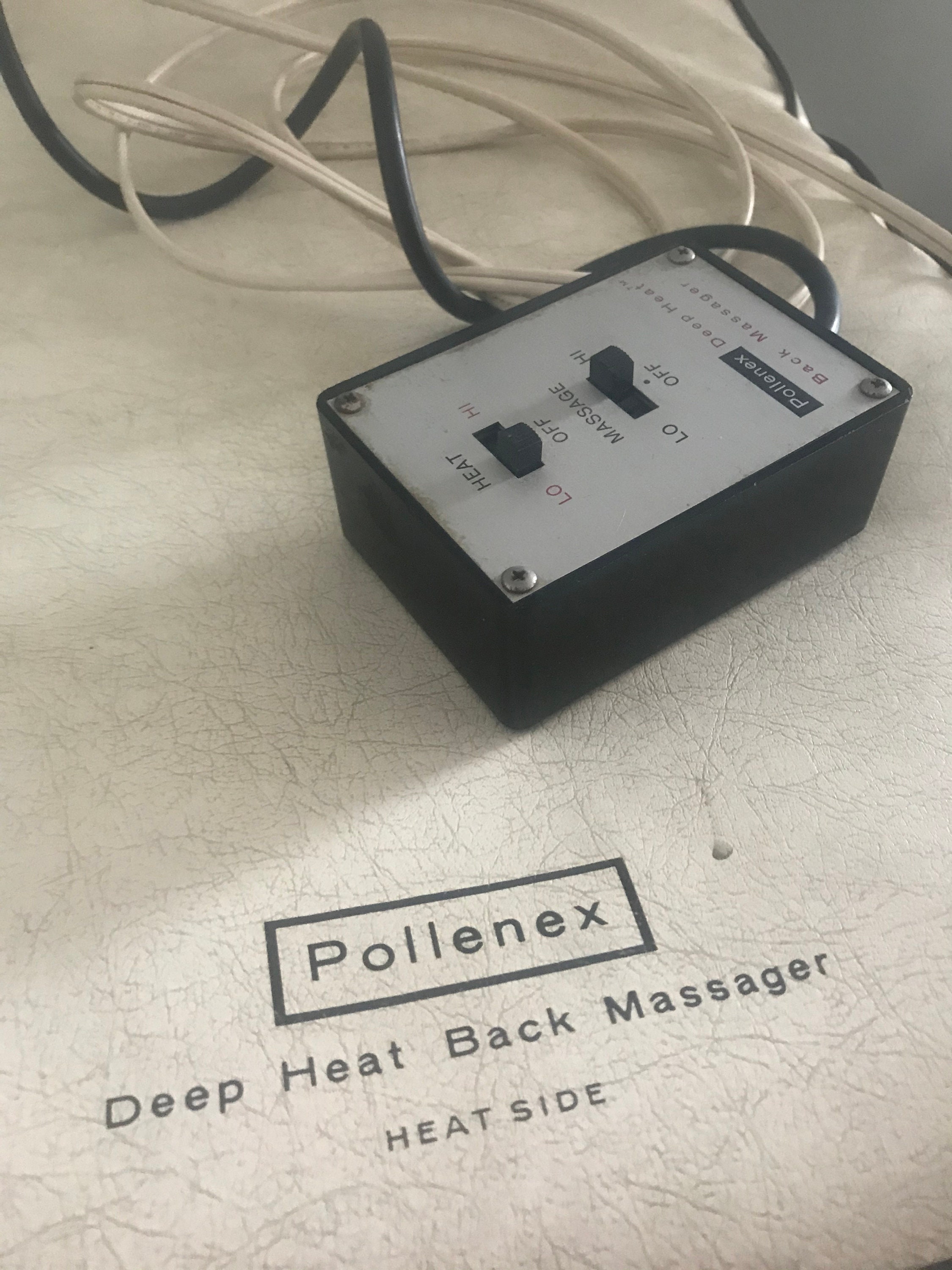 Pollenex Electric Heating Pad/massager-vintage - Etsy