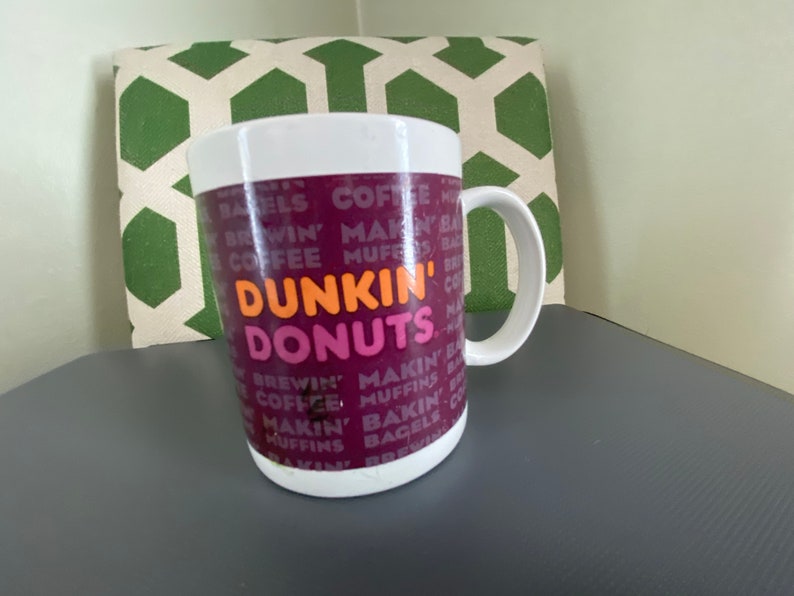 Dunkin Donuts Vintage Graphics Mug. Ceramic. - Etsy