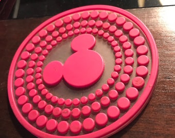 Mickey Coaster - Etsy
