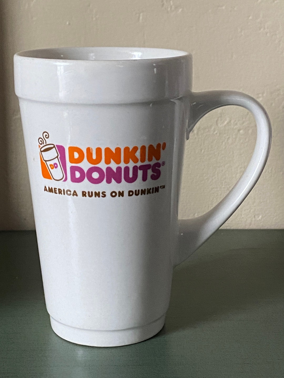 Dunkin Donuts Ceramic Coffee Mug. Latte Style. - Etsy
